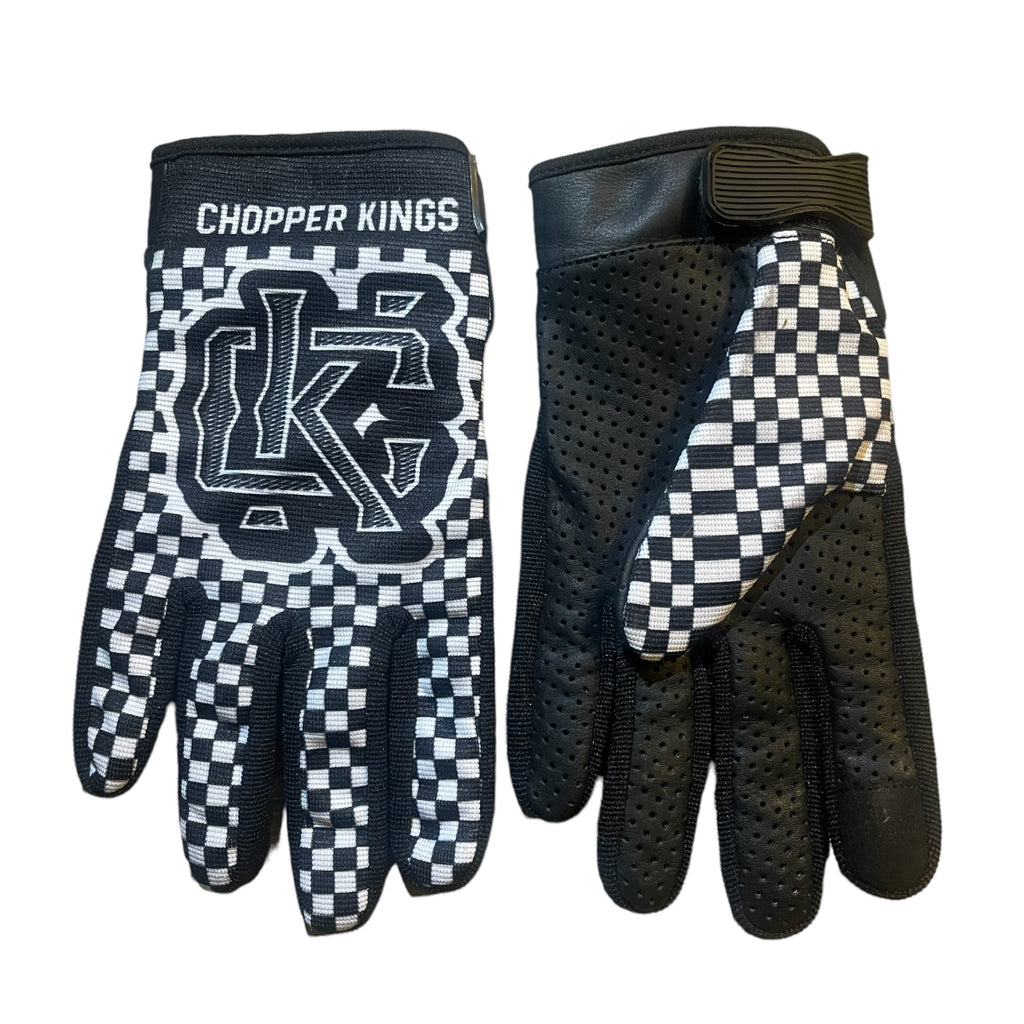 CHECKERS riding gloves – Chopper Kings Clothing